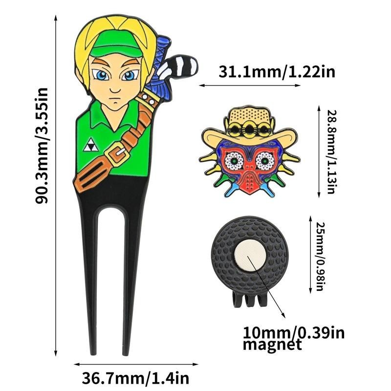 Zelda Golf Ball Marker, Golf Alignment Ball Marker for Putting, Golf ...