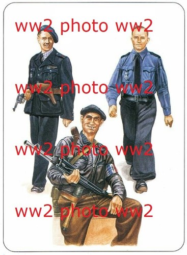 ww2 Photo Rennes Milice Bretagne Darnand Vichy Pétain PPF Police GMR ...