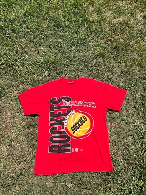 Vintage Hanes 1994 Houston Rockets NBA Big Spell out T-shirt Sz Large ...