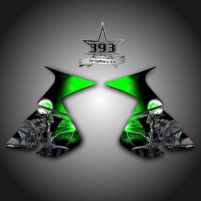 SKI-DOO RT Mach Z SNOWMOBILE SIDE PANEL GRAPHICS DECAL KIT 05-09 ...