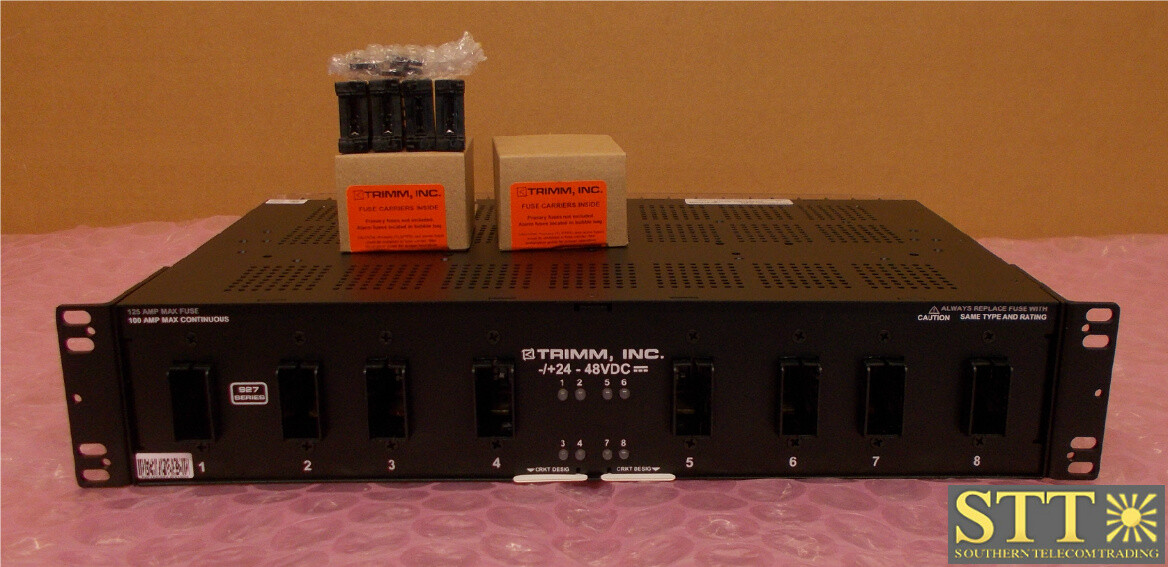9278001001 TRIMM Demarcation Panel W/ 8 TFD Positions 100a Pwfyasu8ra ...