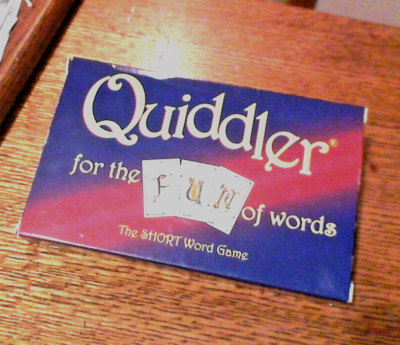 SET Enterprises Quiddler Word Game (5000) Family Fun! | Card Game EUC ...