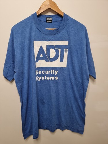 vintage adt security shirt mens size xl extra large computers tech pc ...