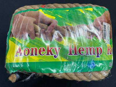 AONEKY HEMP ROPE AONEKY JUTE ROPE CRAFTS CLIMBING ANCHOR TWISTED ROPE ...