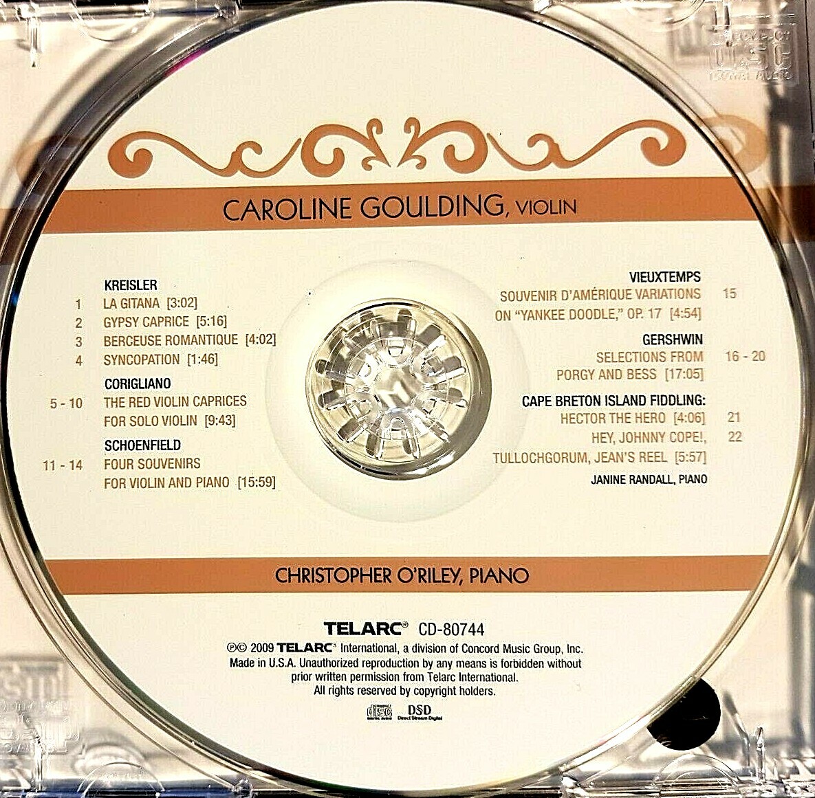 "Caroline Goulding" - ( CD - Telarc / DSD Direct Stream Digital ...