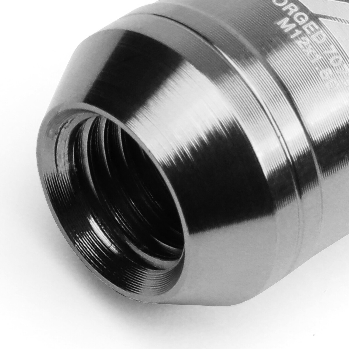 J2 ENGINEERING 7075 FORGED ALUMINUM 16X LUG NUT+4X LOCK+KEY M12X1.5 ...