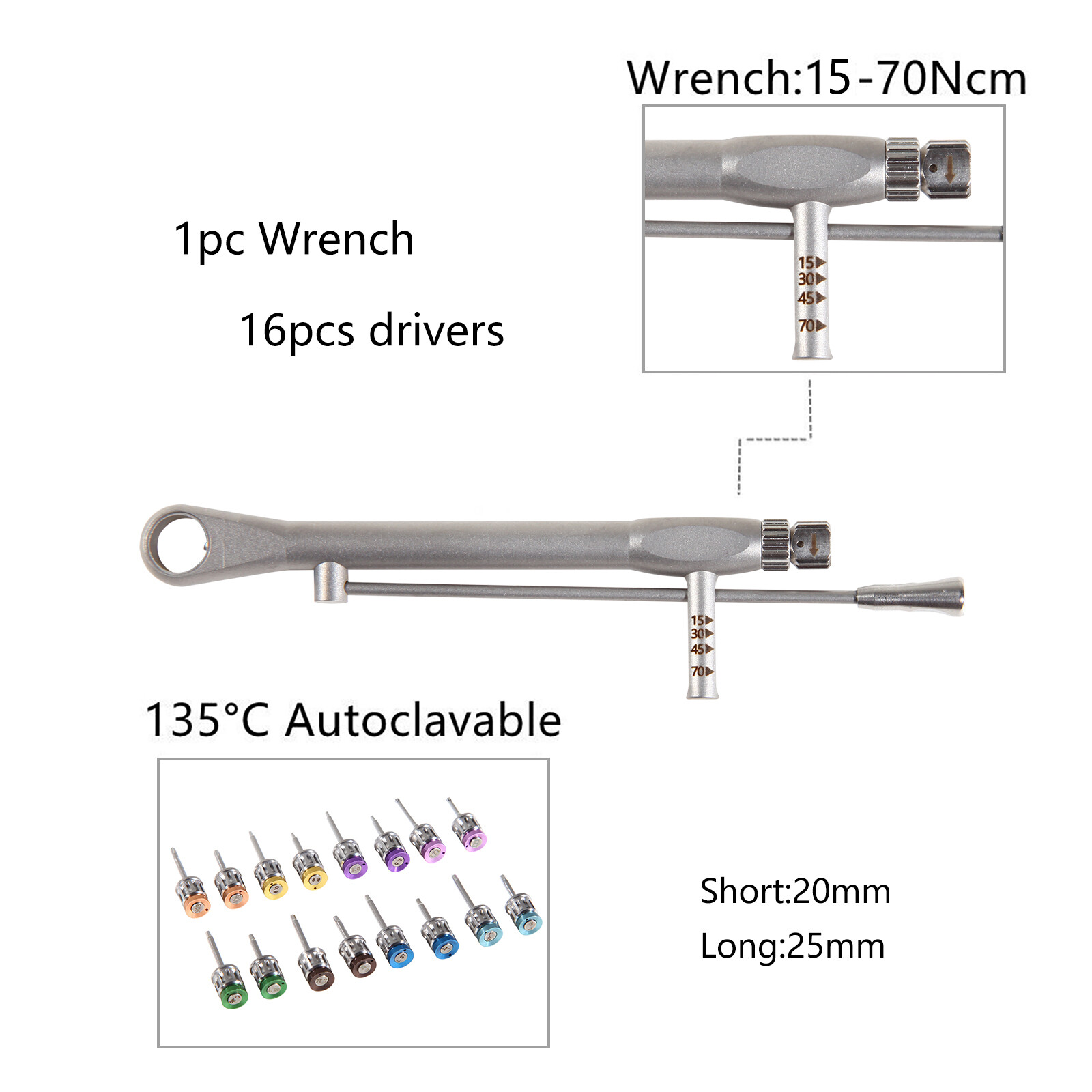 Universal Dental Implant Screw Removal Kit/Screw Driver kit ...