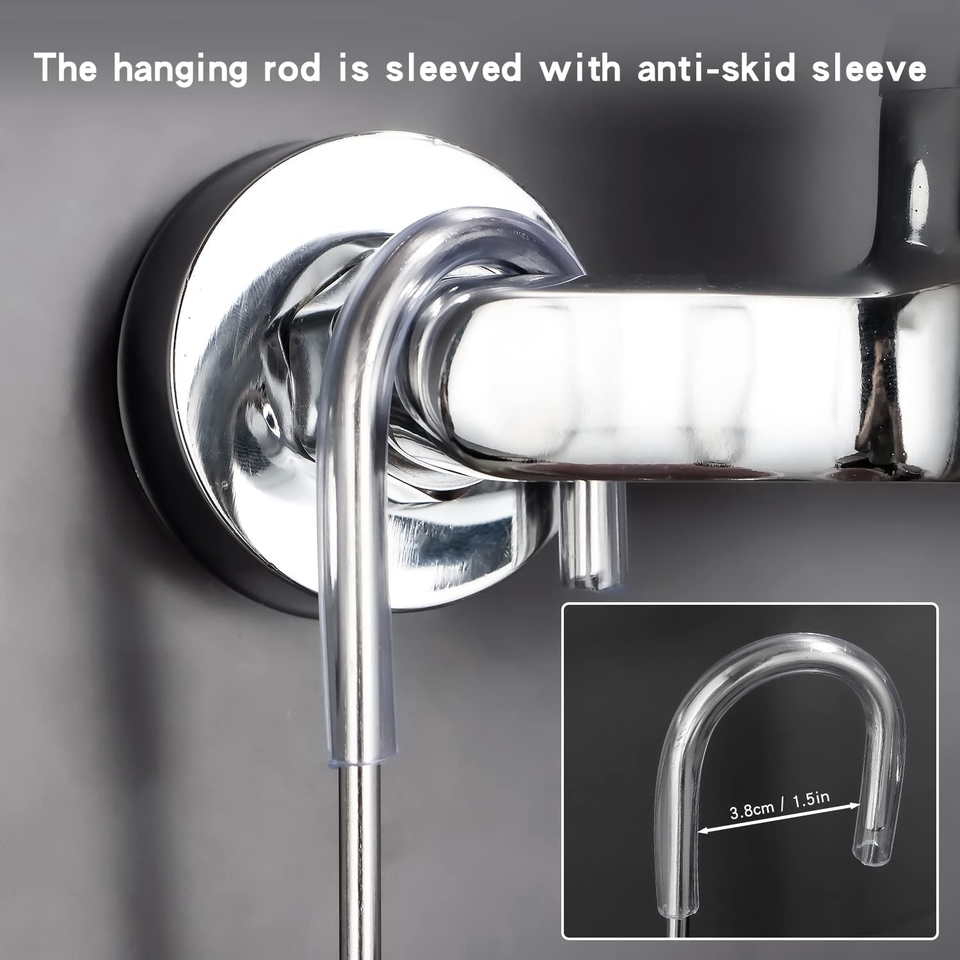 Hanging Shower Storage Rack Bathroom Shampoo Bracket Rotateble 304 ...