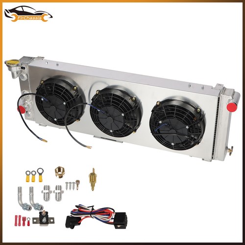 For Jeep Cherokee XJ Comanche 1991-01 1193 Aluminum Radiator 3 Row+9 ...