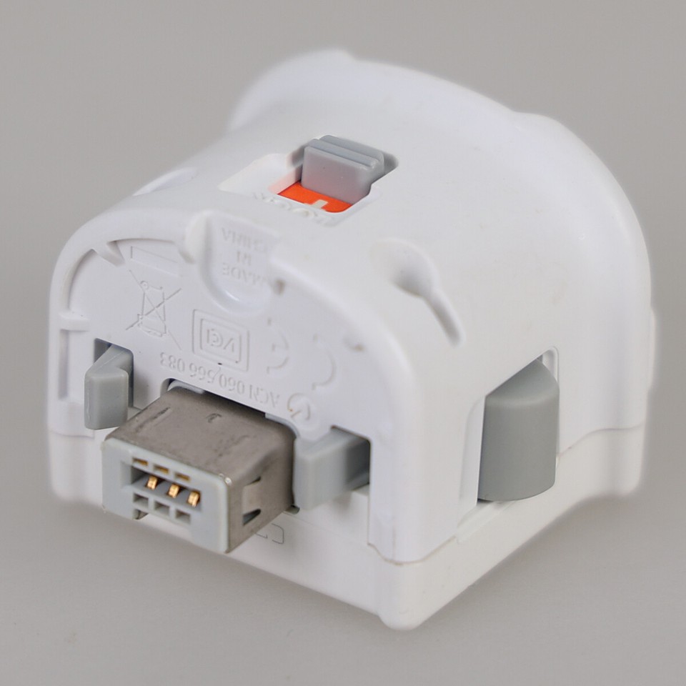 Original OEM Nintendo Wii Motion Plus Adapter RVL-026 White Excellent ...