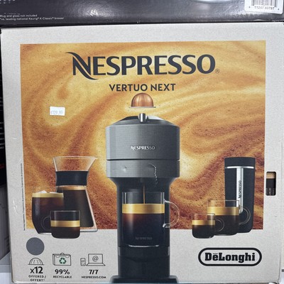 Nespresso Vertuo Next Coffee and Espresso Machine - Black (ENV120GY ...