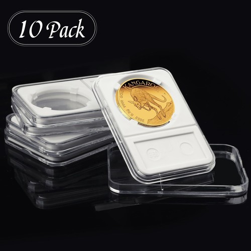 10 X Coin Slab Display Holder Storage 40Mm for American Silver Eagle 1 ...