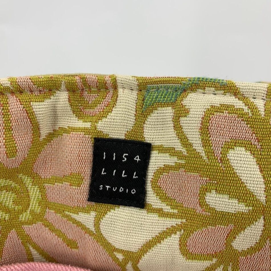 Lisa Lill Studio Floral Woven Fabrics Tapestry Messen… - Gem