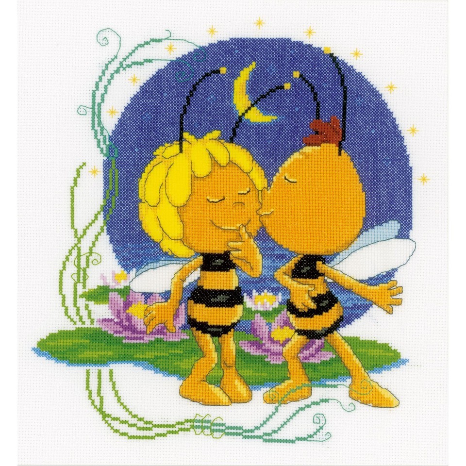 Vervaco 0150138 Maya the Bee Kiss Of Good Night Counted | eBay