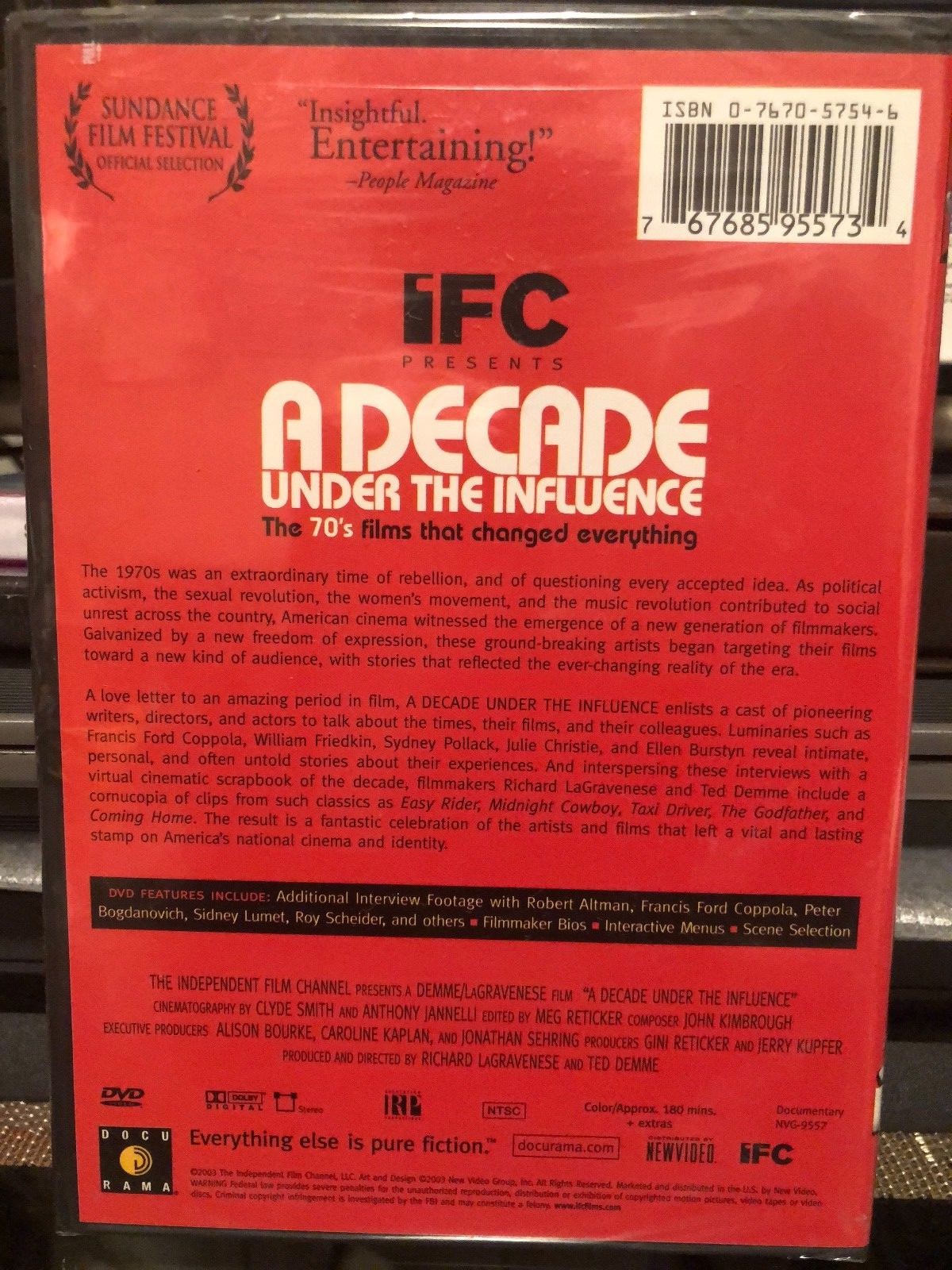 A Decade Under the Influence (DVD) Richard LaGravenese, Ted Demme ...