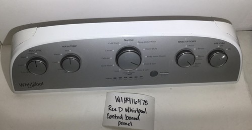 W10916478 Rev D Whirlpool Control Board Panel | eBay