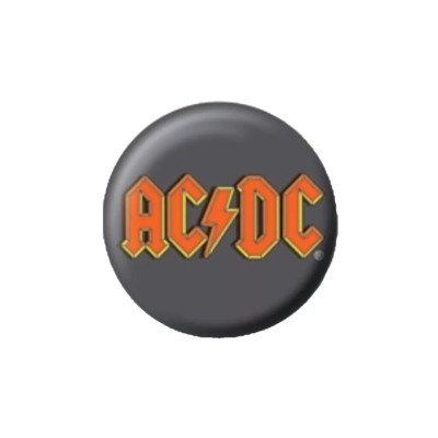 Genuine Rock Band AC/DC Classic Logo Button Pin Badge. Small 25mm | eBay UK
