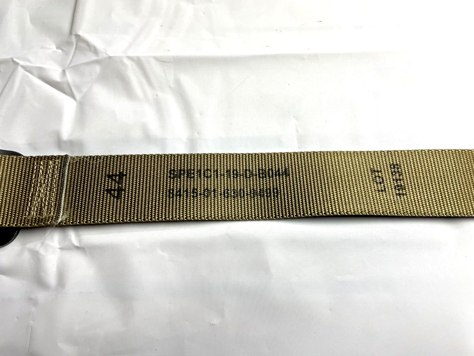 USGI DLA ADJUSTABLE Riggers Belt OCP TAN 499 SIZE 44 8415-01-630-9499 ...