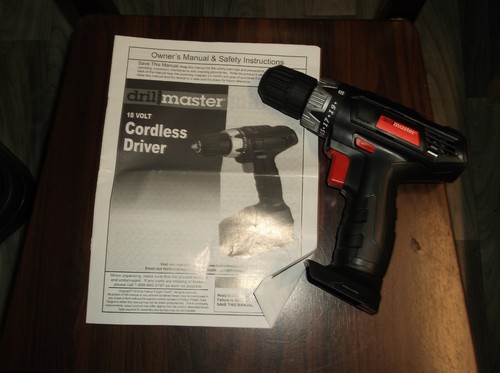 Drill Master 62873 Cordless Drill 18V 3/8" Tool Only - NEW | eBay