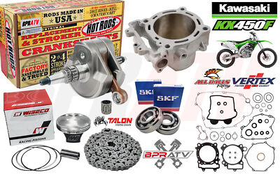 10-15 Kawasaki KX450F KX 450F 96mm Simple Stock Rebuild Kit Crank ...