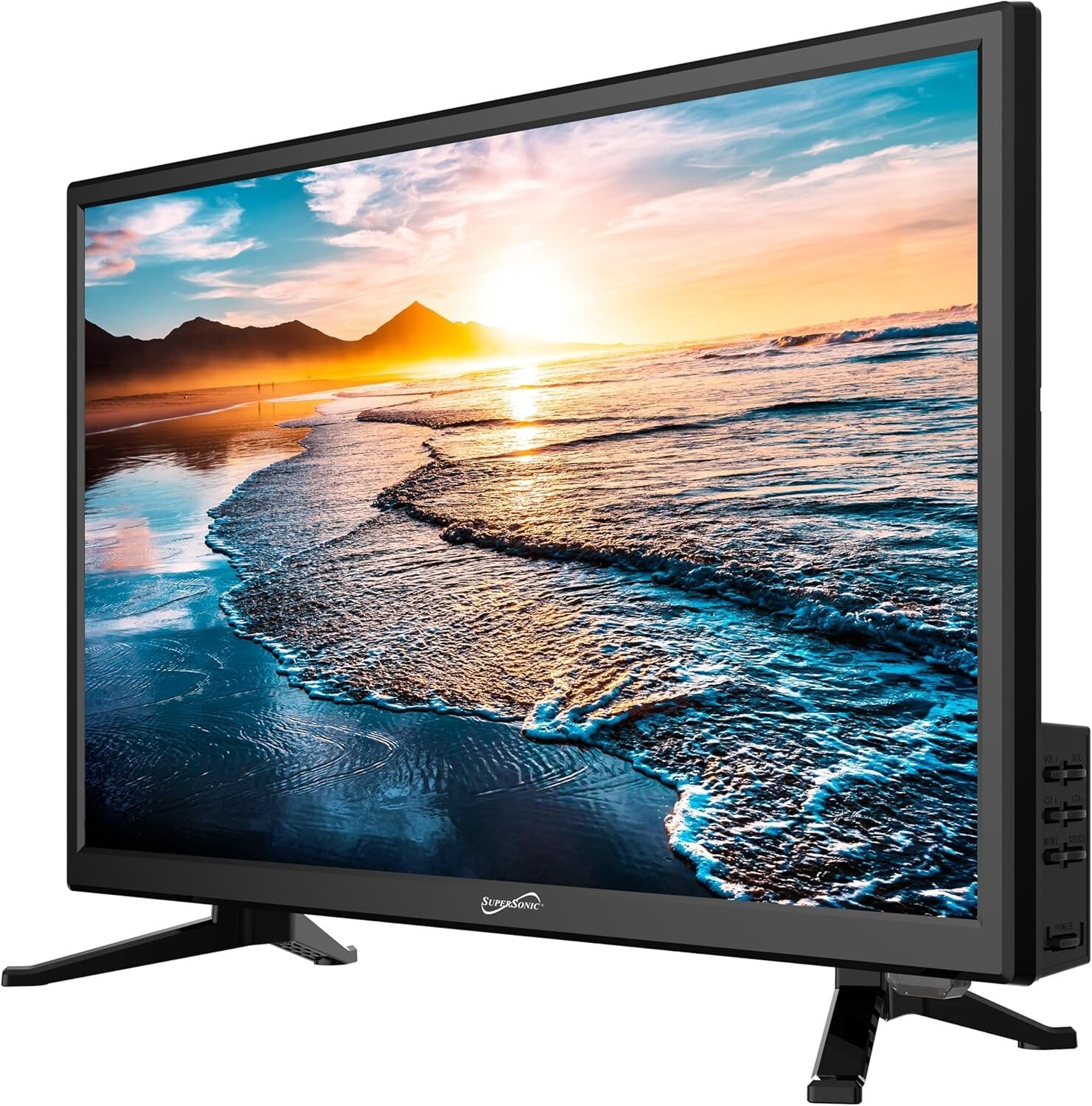 Supersonic 22" TV LED 12 Volt AC/DC Widescreen HD Digital SC-2211 ...