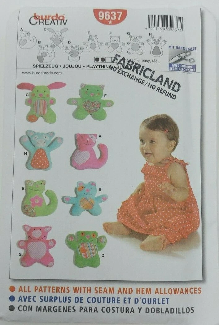 Baby Toy Sewing Patterns