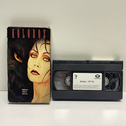 Kolobos Slasher Horror VHS 1999 Black Cassette Amy Weber, Danny ...
