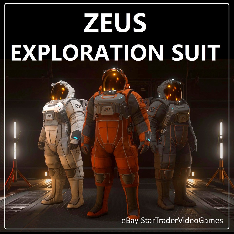 STAR CITIZEN - ZEUS EXPLORATION SUIT - 3 VERSIONS | eBay
