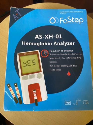Hemoglobin Merter Hemoglobin Test Meter Kit Anemia Monitor Analyzer+ 25 ...