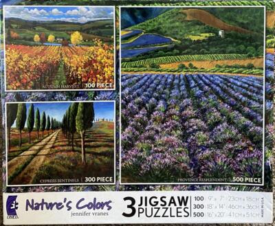 Ceaco jigsaw puzzle three-pack; Nature's Colors; 100 to 500 pcs | eBay