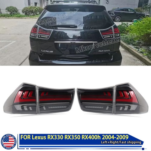 Rear Tail Lights Red Lamps for Lexus RX330 RX350 RX400h 04-09 LED ...