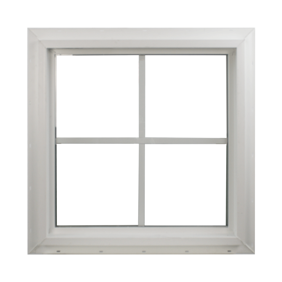 Double Pane Window 18" x 18" Argon Filled, Low-E Glass, White Vinyl ...
