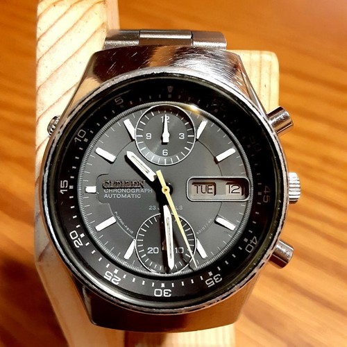 Citizen Challenge Timer Chronograph Gray Auto Watch with Day & Date ...