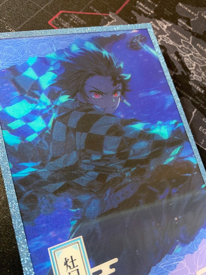 Demon Slayer Kimetsu no Yaiba Tanjiro Kamado lenticular art board card ...