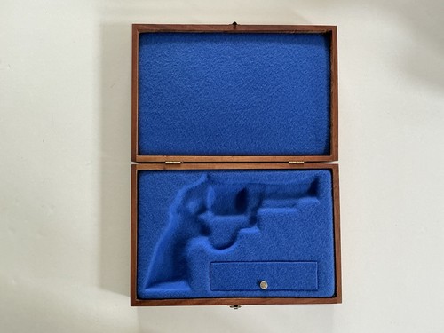 Original Smith Wesson Mahogany Wood Presentation Case Box 4 | eBay