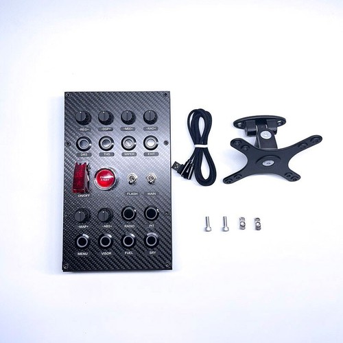 SIMDT Button Box SIM Racing Control Box Racing Simulator+Carbon Fiber ...