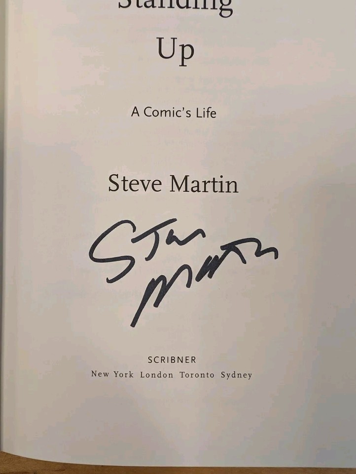 Steve Martin "Born Standing Up" Signed - First Edition Hardcover | eBay