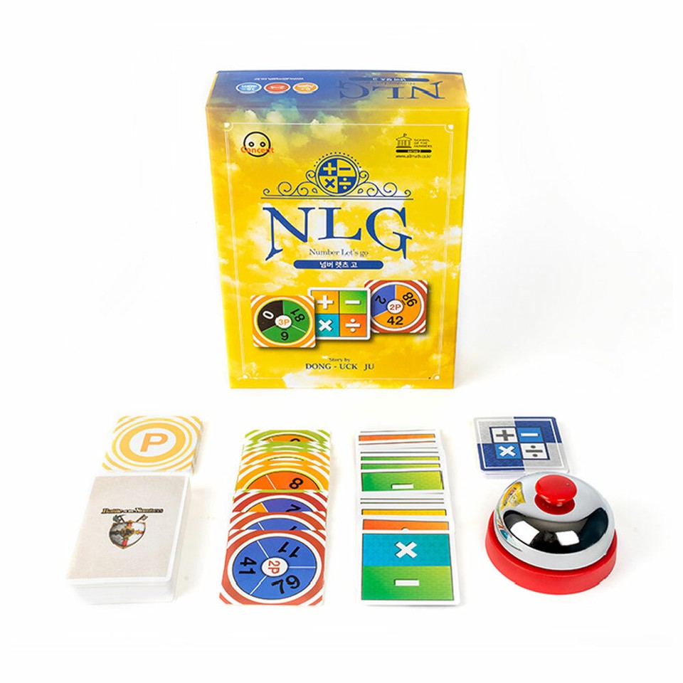 Concent Number Let's Go Math Educational Board Game Strategic ...