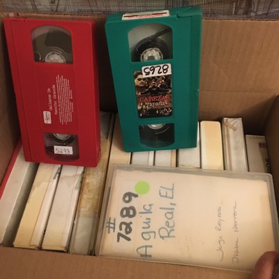 Lot of 14 Spanish VHS Tapes Mexican 80s 90s Action Movies Mexi-sleaze ...