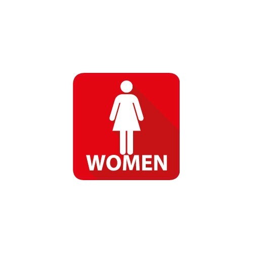 WC femme logo 336 autocollant sticker toilette | eBay