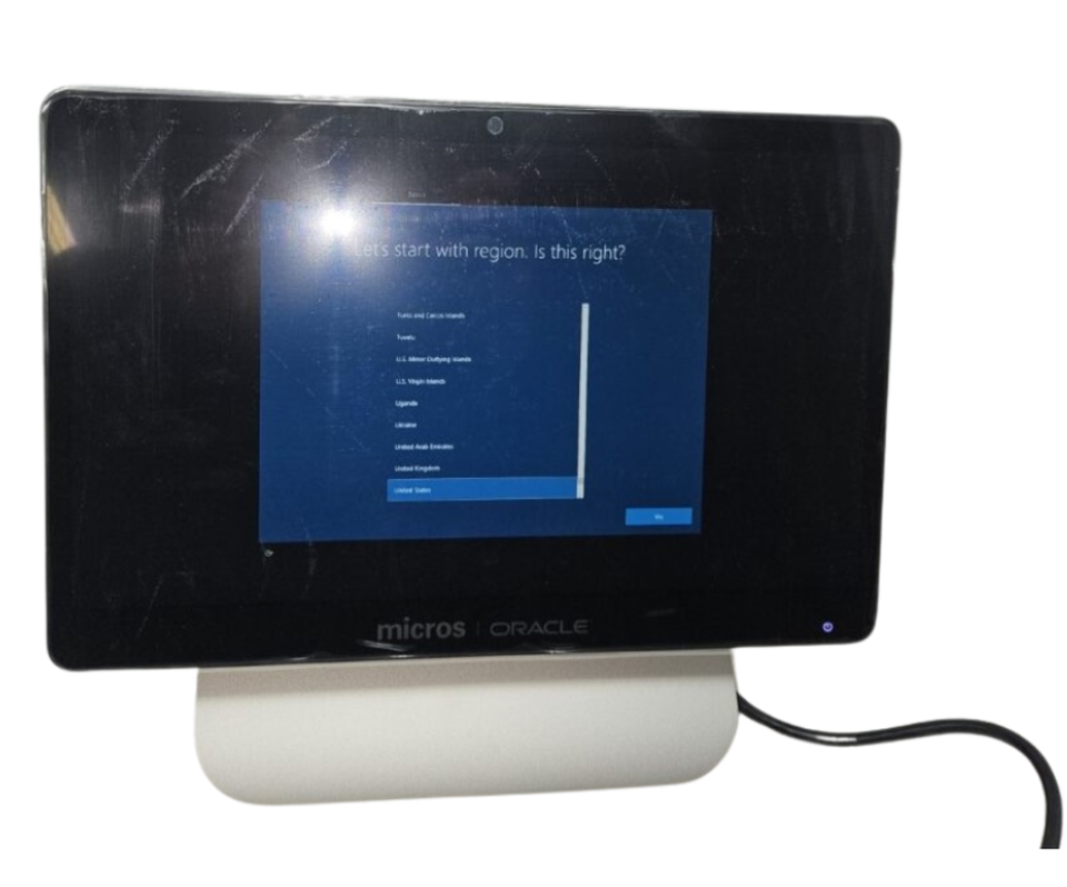 Oracle Micros WorkStation 6 (655x) 7601136 W/Stand i5 8GB RAM 256HDD ...