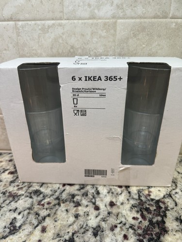 IKEA 21412 Cups Glasses Drinkware Glassware 365 Clear 10 oz. Set of 6 ...