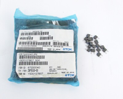 Lot of (500) TDK ZBF503D-00 Ferrite Beads 50 Ohms 6A | eBay
