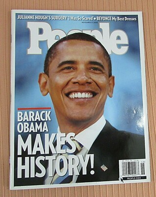 November 17, 2008 People Magazine President Barack Obama Makes History ...
