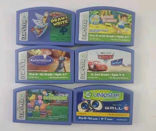 Leapfrog Leapster Game & Learning Cartridges Lot Of 6 | eBay