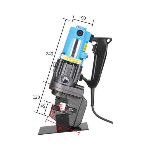 Electric Punching Machine Steel Aluminum Plate Hole Puncher + 5 Sets of ...