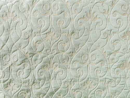 SCALAMANDRE SILK LIGHT GREEN LAMPAS UPHOLSTERY FABRIC REMNANT NEW | eBay