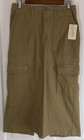 Universal Thread Khaki Skirt (Womens Size 6) Long, Stretch Twill, Cargo ...