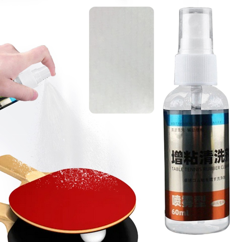 Table Tennis Racket Cleaner 60ml PingPong Paddle Cleaner with Sponge | eBay