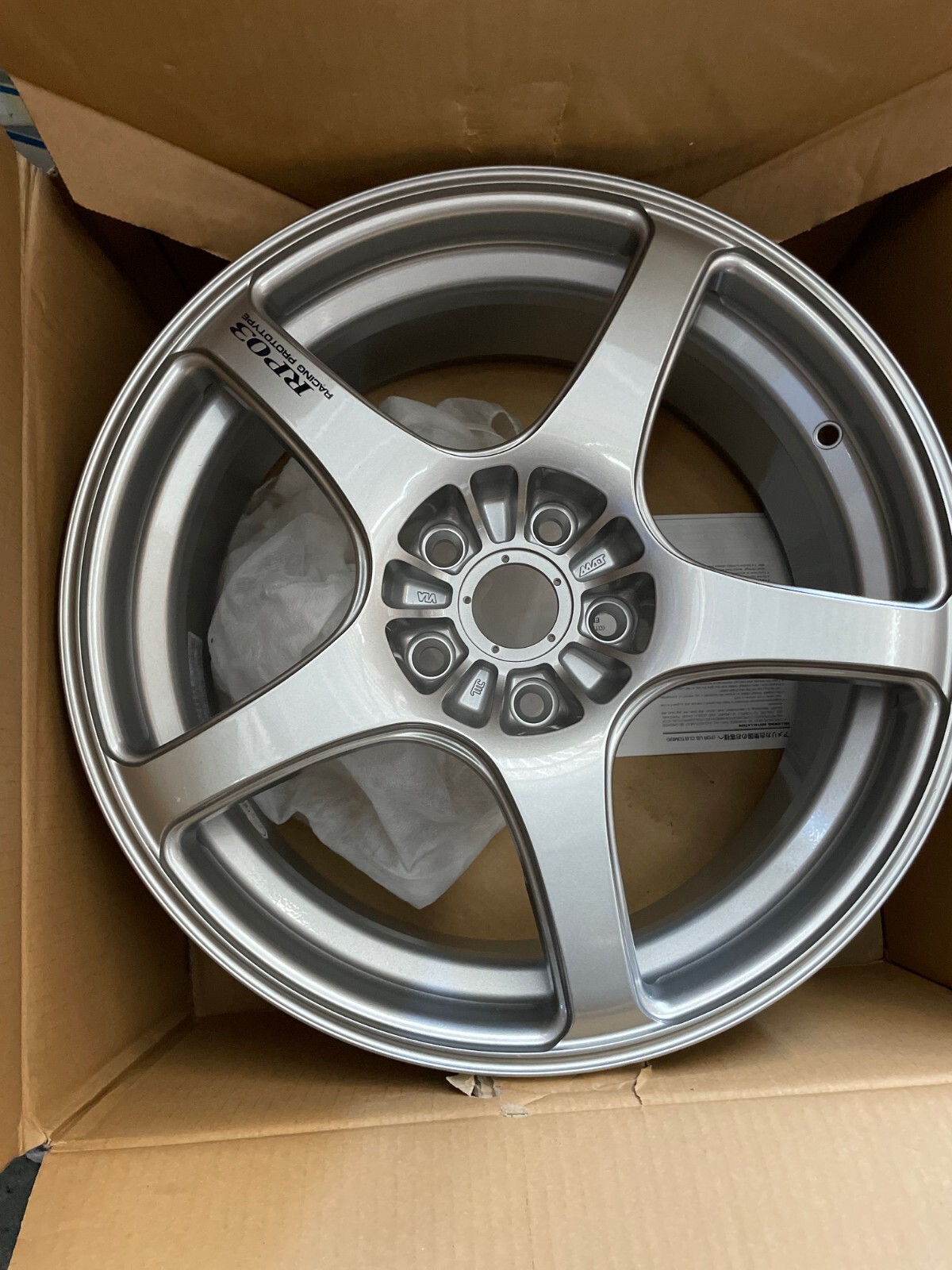 New (4) Enkei RP03 Wheels, 18x7 18x8, 5x114.3, SILVER, 396-875-6548SP ...